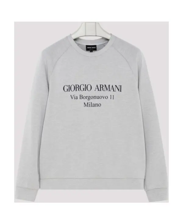 Giorgio Armani Logo Print Sweat Top