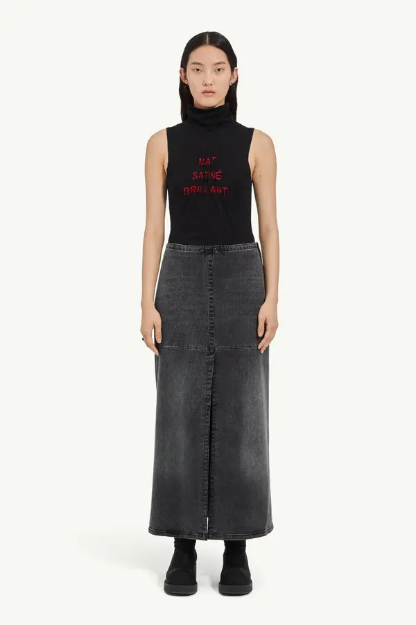 MAISON MARGIELA Long Denim Skirt