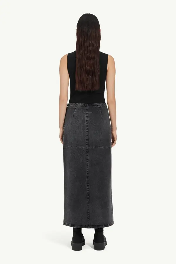 MAISON MARGIELA Long Denim Skirt
