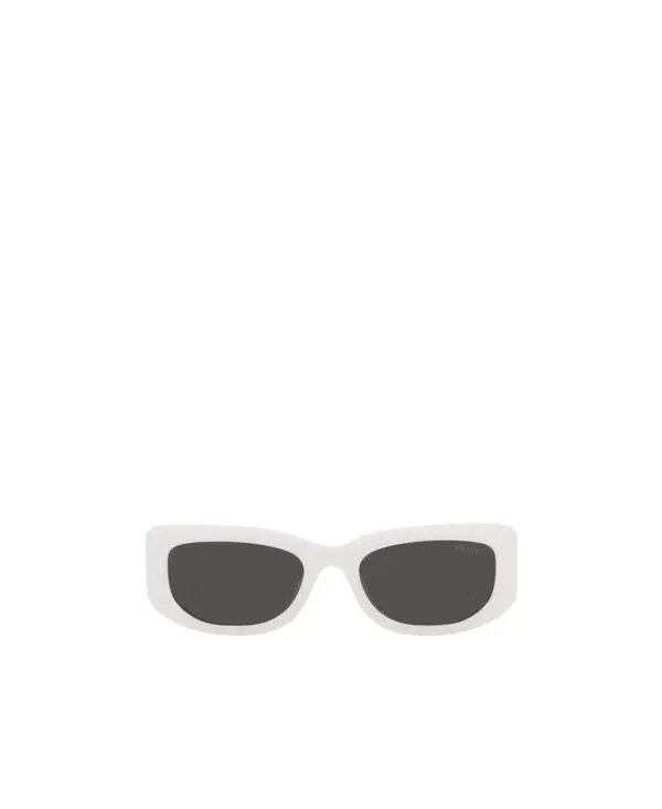 Prada Rectangular Frame Sunglasses - Black