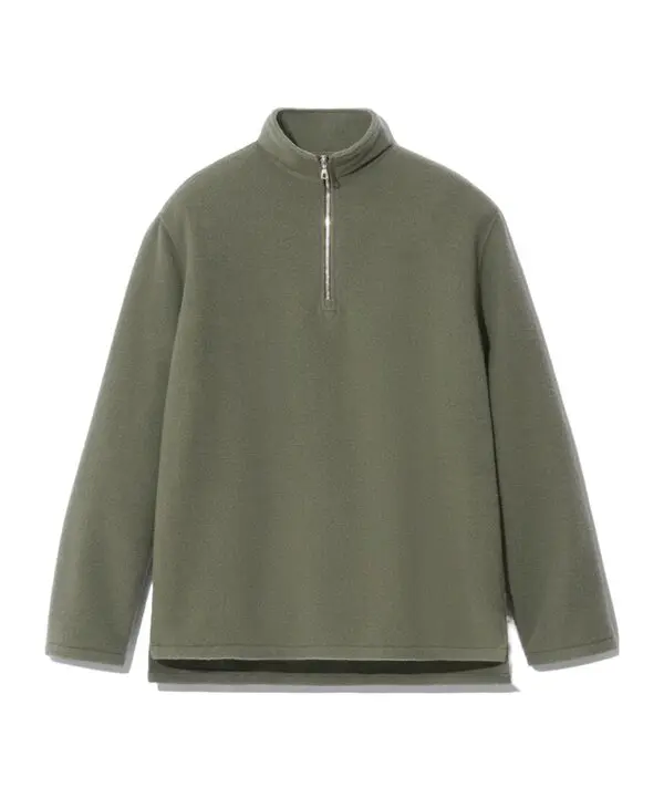 RIER Zip Fleece Top - Green