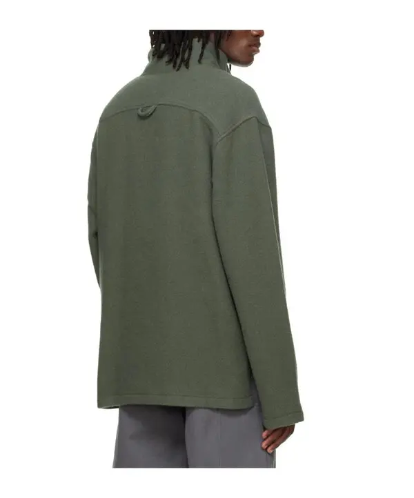 RIER Zip Fleece Top - Green
