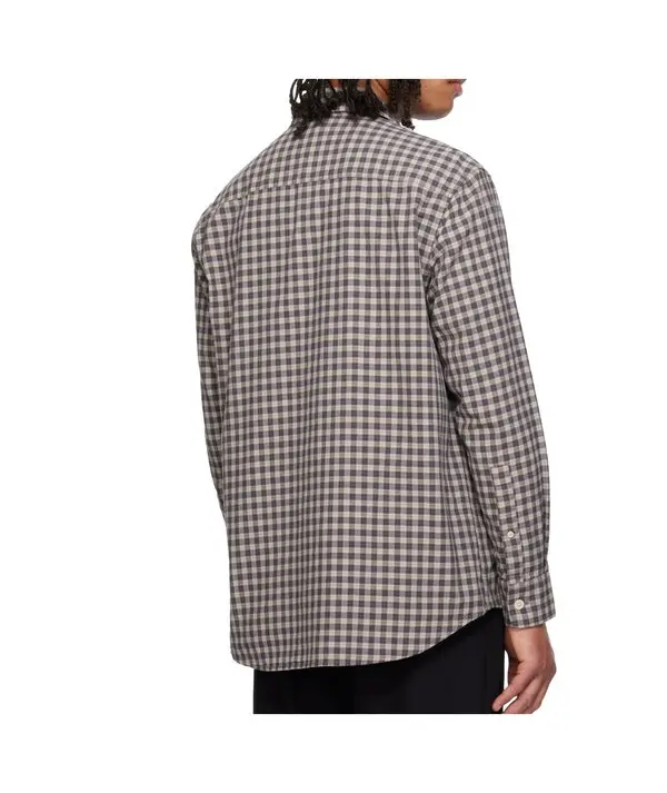 SUNFLOWER Studio Plaid Shirt - Gray