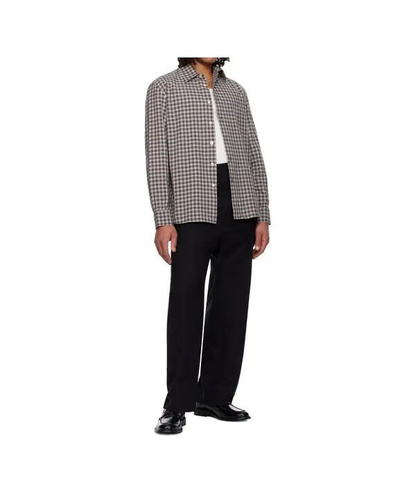 SUNFLOWER Studio Plaid Shirt - Gray