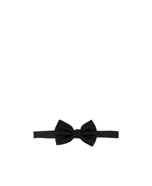 Valentino Garavani Silk Bow Tie - Black