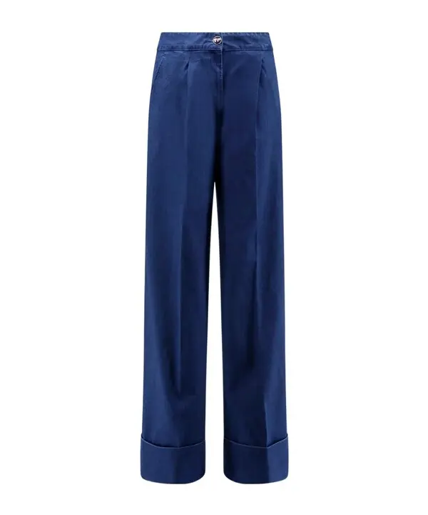 Valentino Garavani Button Detailed Straight Leg Jeans
