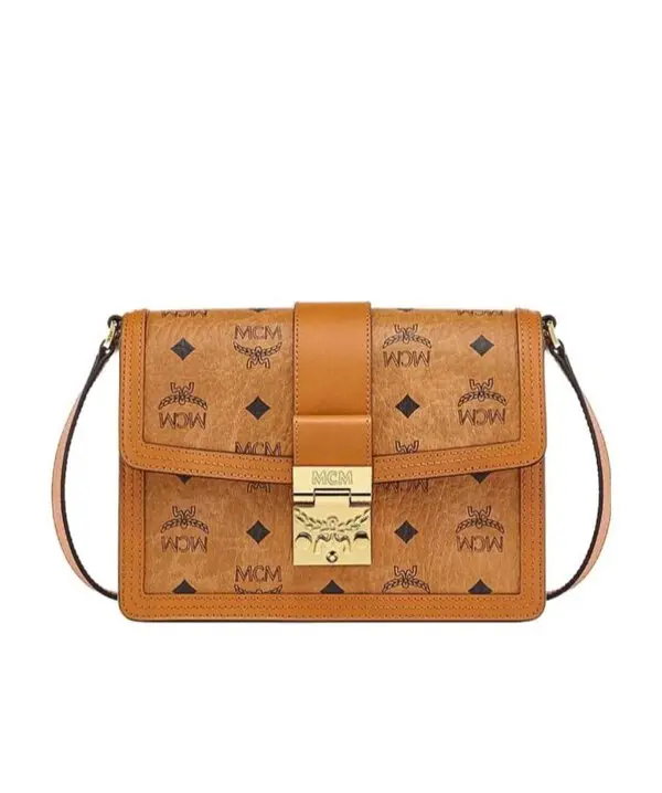 Mcm All-over Monogram Print Crossbody Bag
