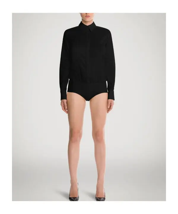 Wolford London Shirt-style Bodysuit