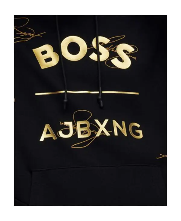 Hugo Boss Logo Print Hoodie