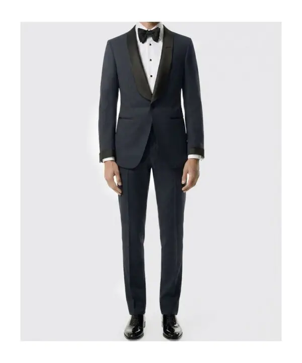 TOM FORD Shawl-collar Suit - Navy