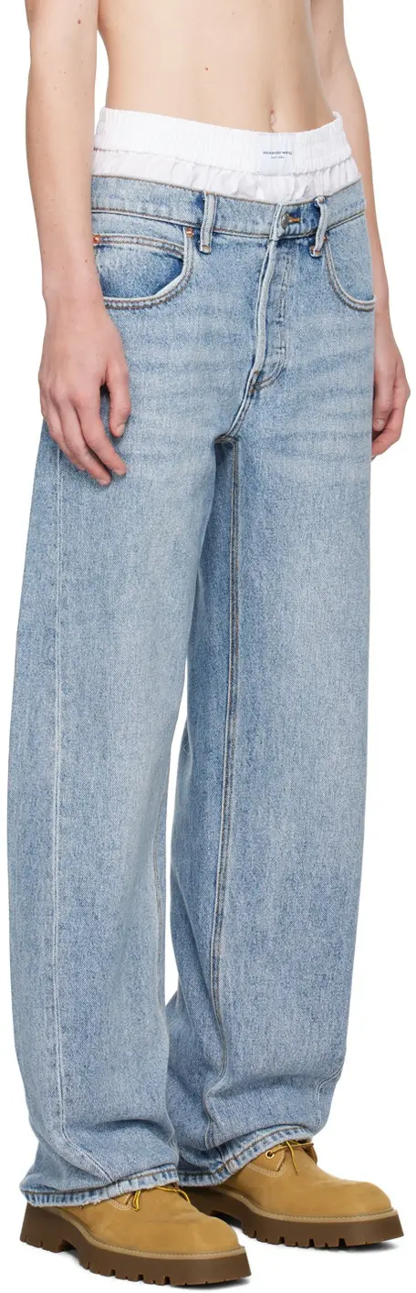 Alexander Wang Boxer Balloon Jeans - Gradient Indigo