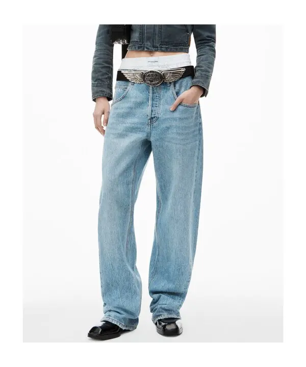 Alexander Wang Boxer Balloon Jeans - Gradient Indigo