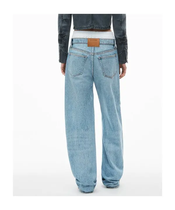 Alexander Wang Boxer Balloon Jeans - Gradient Indigo