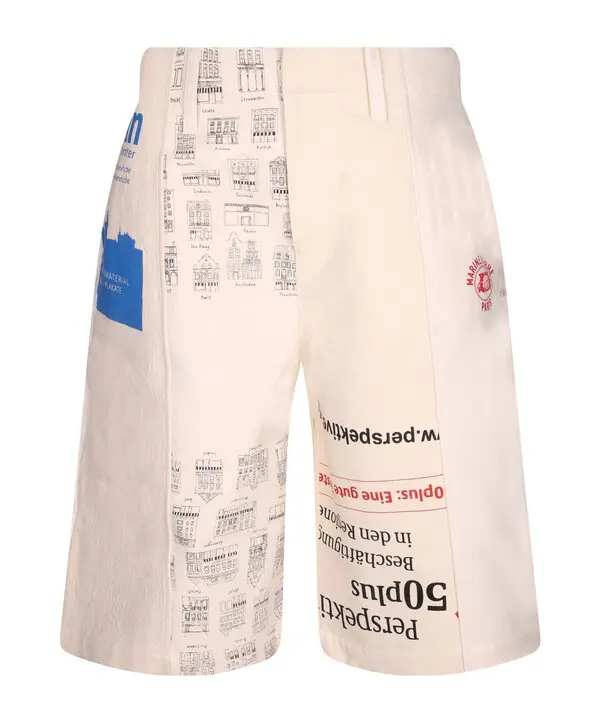 MARINE SERRE Printed Pattern Shorts