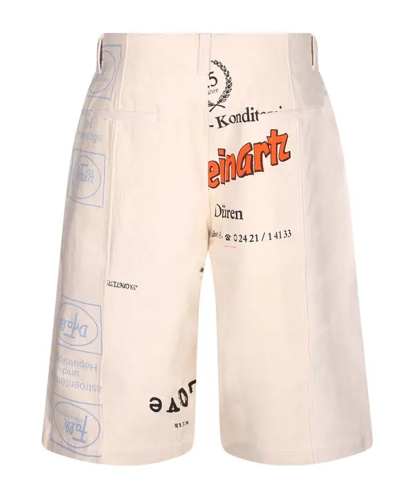 MARINE SERRE Printed Pattern Shorts