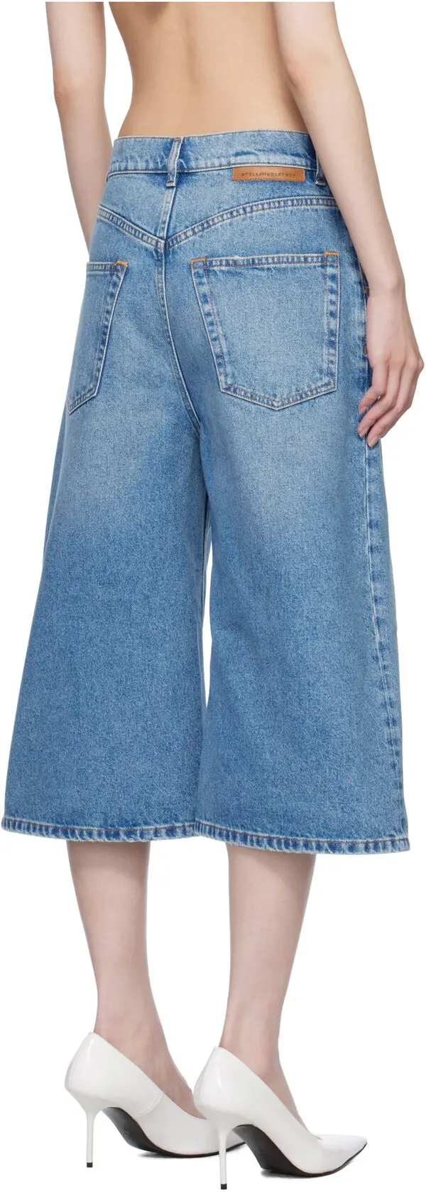 Stella McCartney Straight Leg Denim Culottes