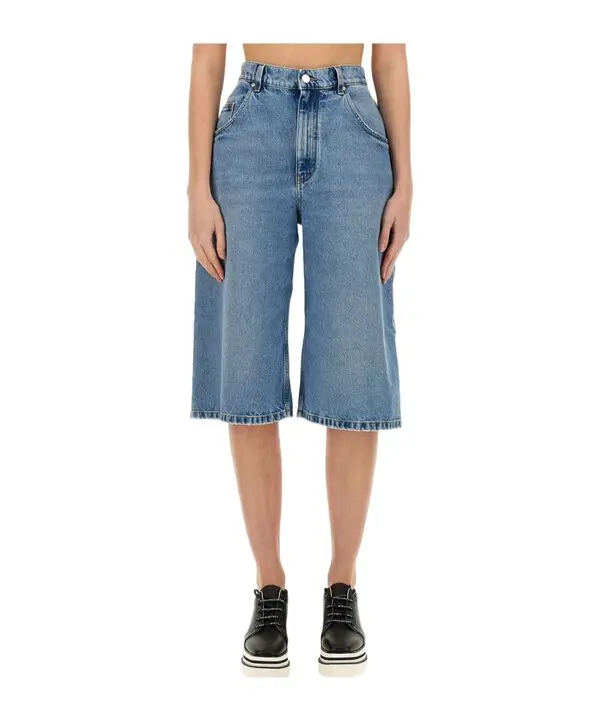 Stella McCartney Straight Leg Denim Culottes