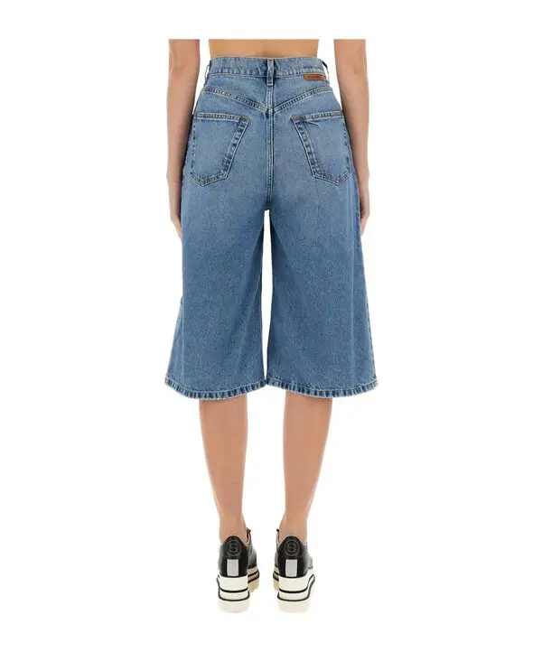Stella McCartney Straight Leg Denim Culottes