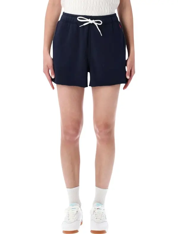 Polo Ralph Lauren Embroidered Drawstring Shorts - Black