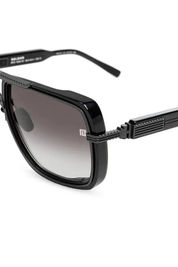 Balmain Soldier Square Frame Sunglasses