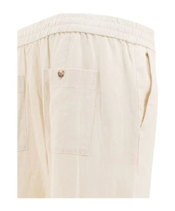 Vince Drawstring Relaxed Fit Pants - Nude