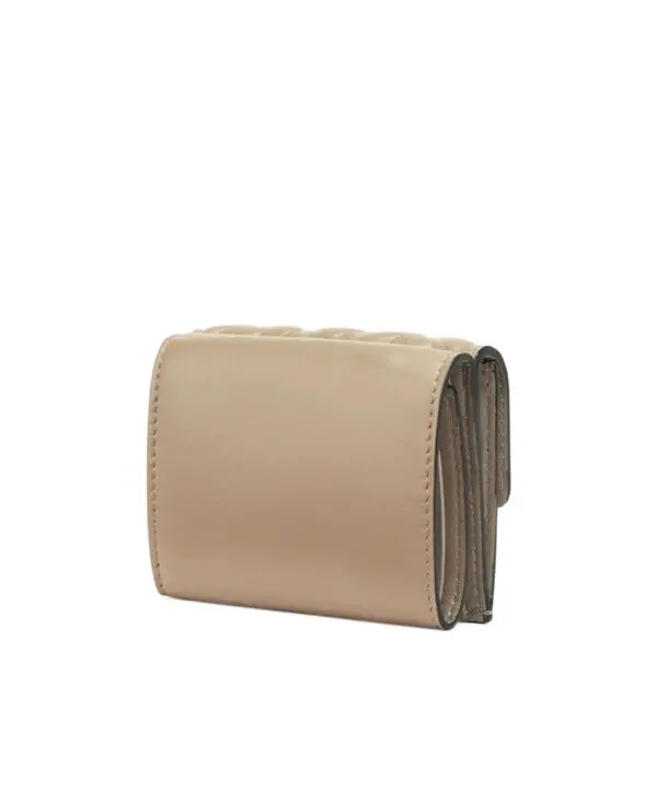 Fendi F Is Embossed Wallet - Nude