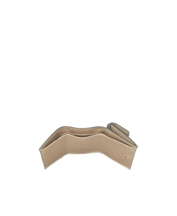 Fendi F Is Embossed Wallet - Nude
