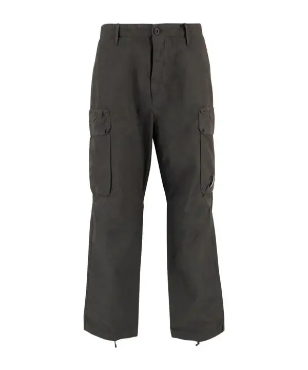 C.P. COMPANY Lens Detailed Cargo Pants - Dark Grey
