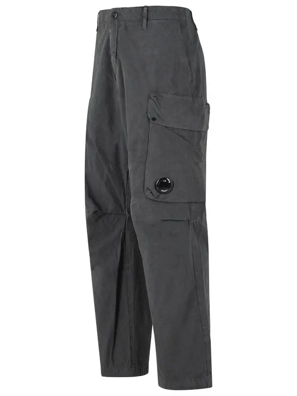 C.P. COMPANY Lens Detailed Cargo Pants - Dark Grey