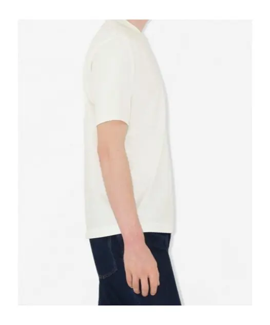 Burberry Equestrian Knight Detailed Crewneck T-shirt - Chalk
