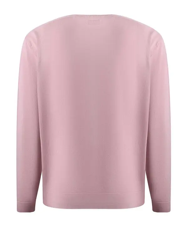 C.P. COMPANY Ribbed Crewneck Knitwear - Pink