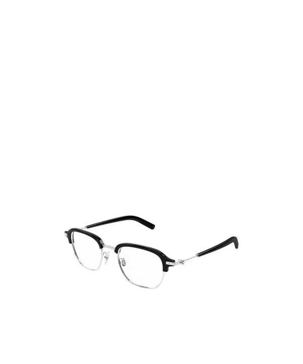 Montblanc Eyewear Mb0390o Browline Glasses - Silver