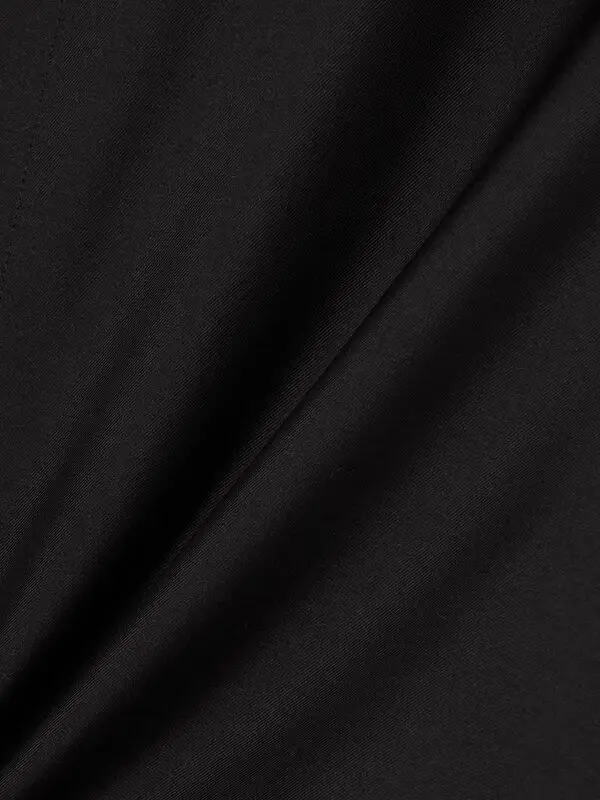 Valentino Garavani Techno Light Wrap Shirt - Black