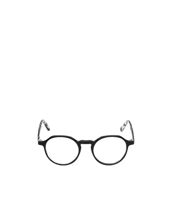 Moncler Round Frame Glasses - Black