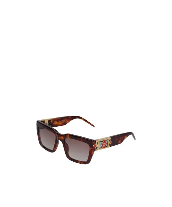 Casablanca Geometric Frame Sunglasses
