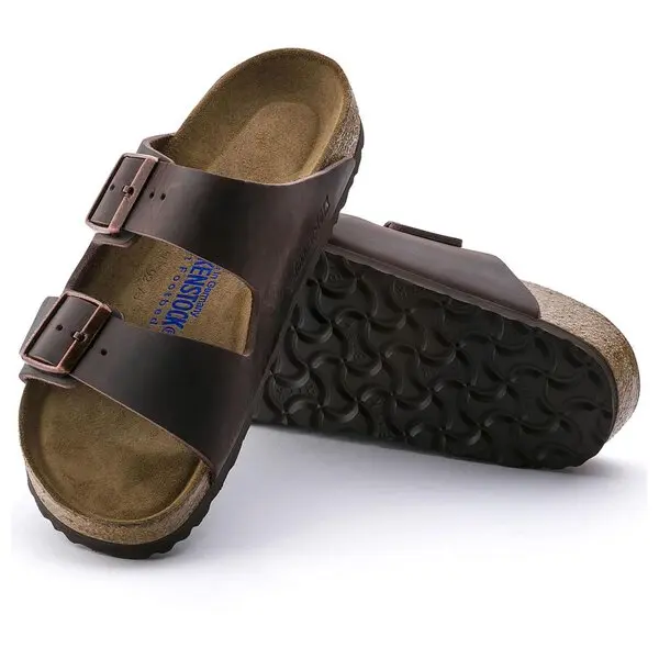 BIRKENSTOCK Arizona Logo Flip Flops - Black