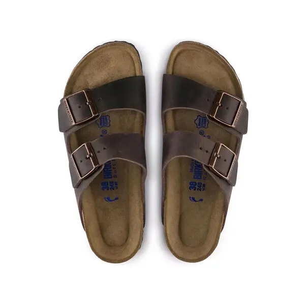 BIRKENSTOCK Arizona Logo Flip Flops - Black