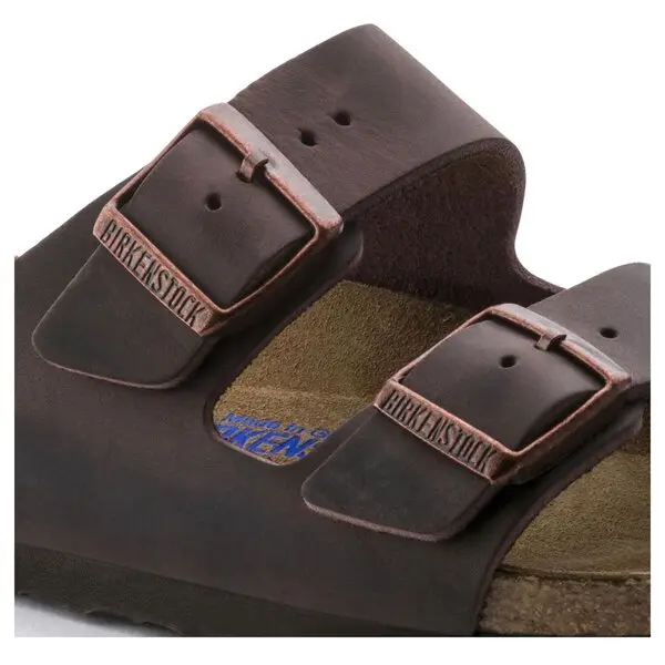 BIRKENSTOCK Arizona Logo Flip Flops - Black