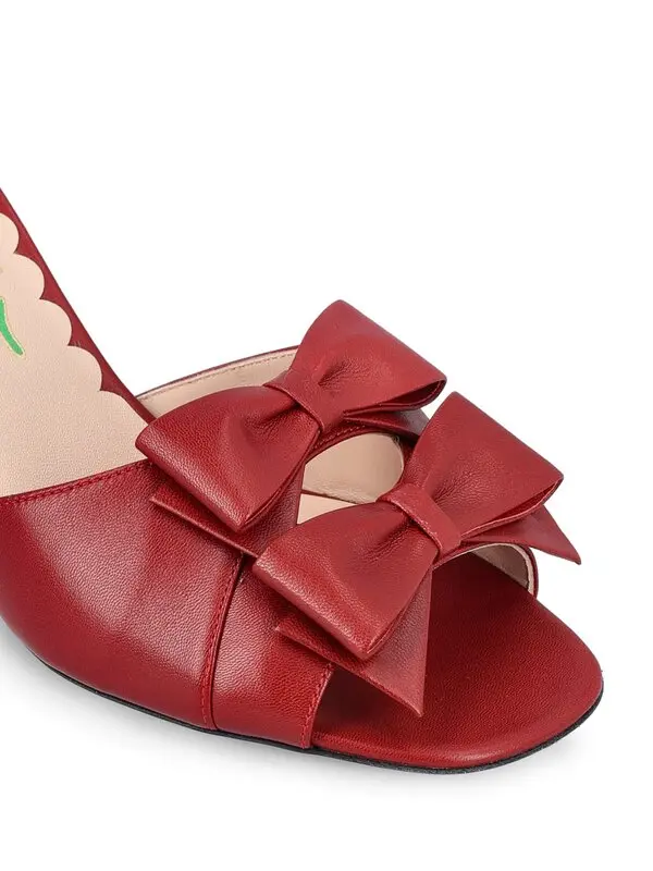 Valentino Garavani Bow Detailed Open Toe High Heel Sandals