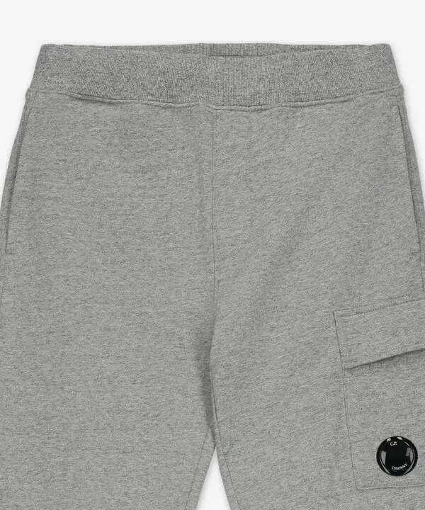 C.P. COMPANY Elastic Waist Sweatpants - Gray