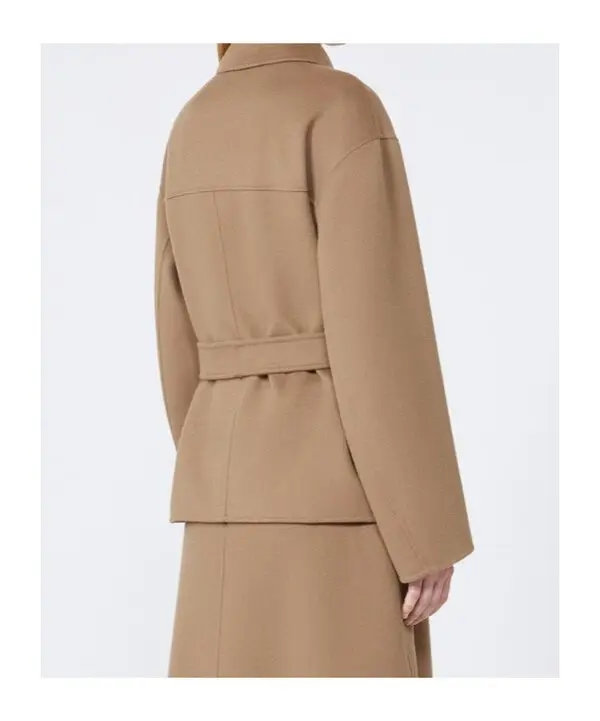 Max Mara Long Sleeved Double Breasted Short Coat