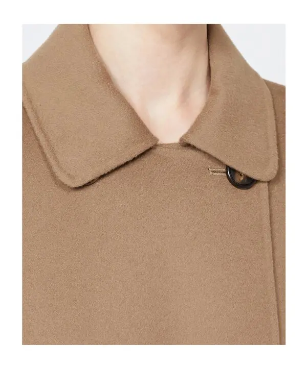 Max Mara Long Sleeved Double Breasted Short Coat