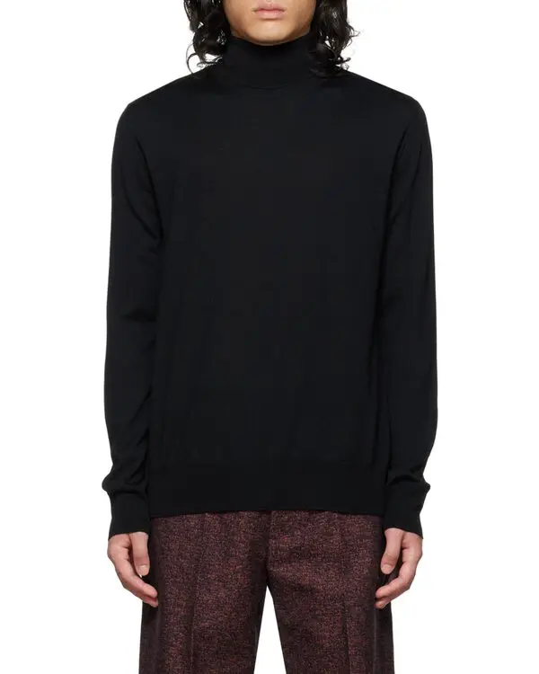 JIL SANDER Ribbed Turtleneck Sweater