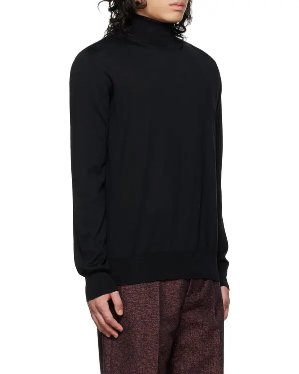 JIL SANDER Ribbed Turtleneck Sweater