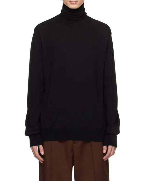 JIL SANDER Ribbed Turtleneck Sweater