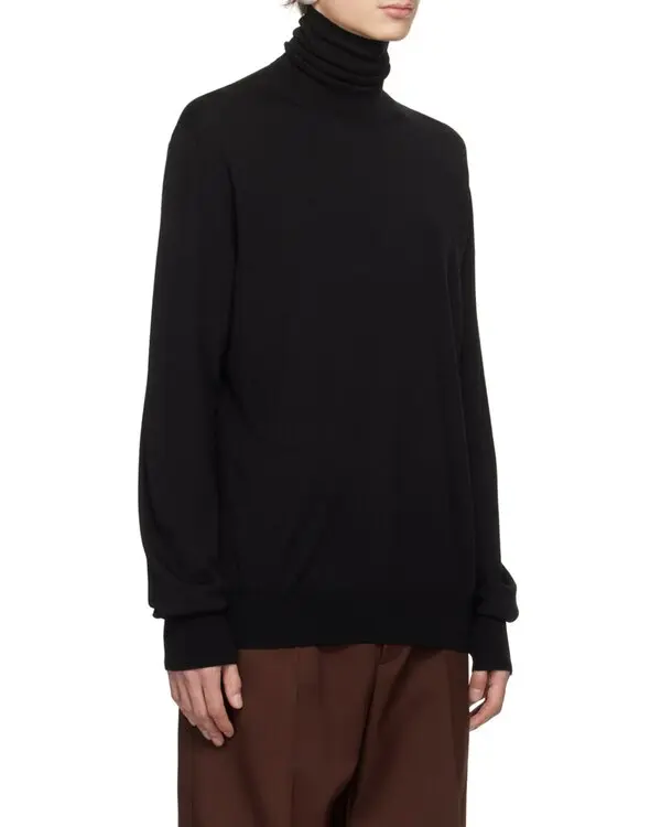 JIL SANDER Ribbed Turtleneck Sweater