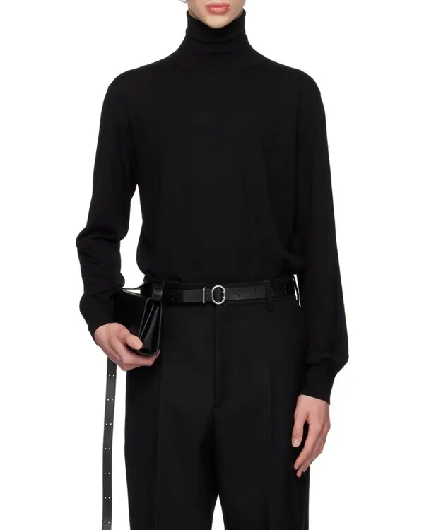 JIL SANDER Ribbed Turtleneck Sweater