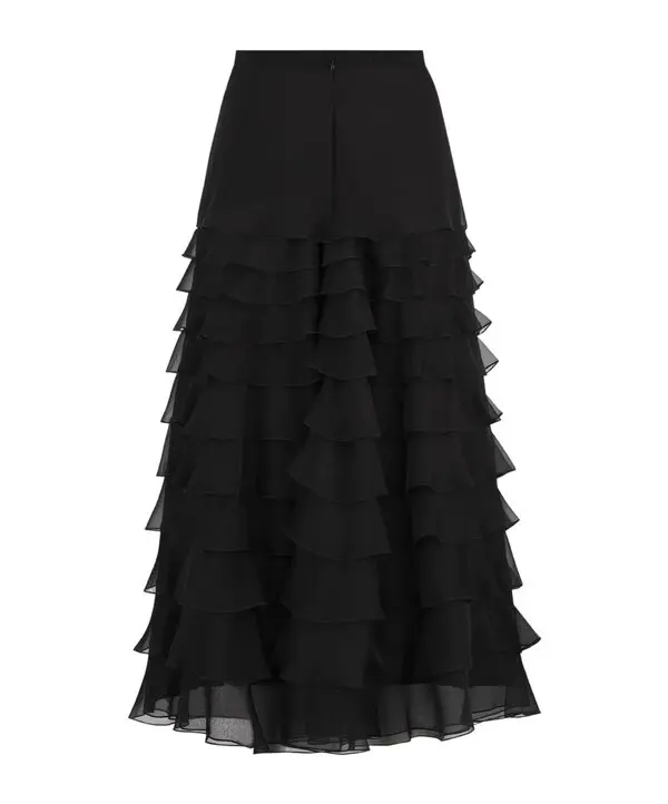 Dior Mid-length Ruffled Skirt