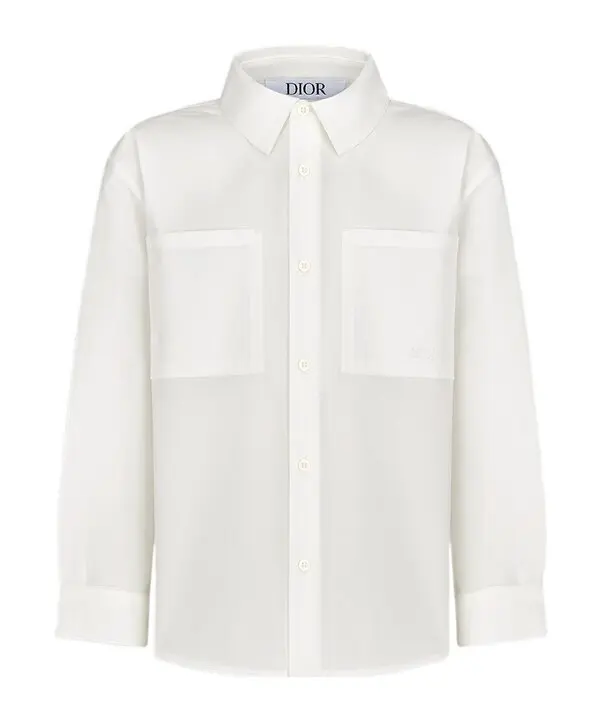 Dior Logo Trim Pocket Shirt