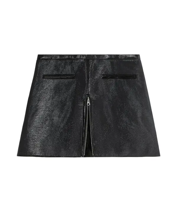 COURREGES Heritage Coated Miniskirt